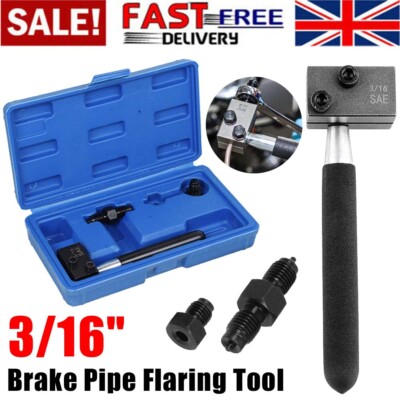 Professional Brake Pipe Flaring Tool 3/16" SAE Hand Held On Car Double ...