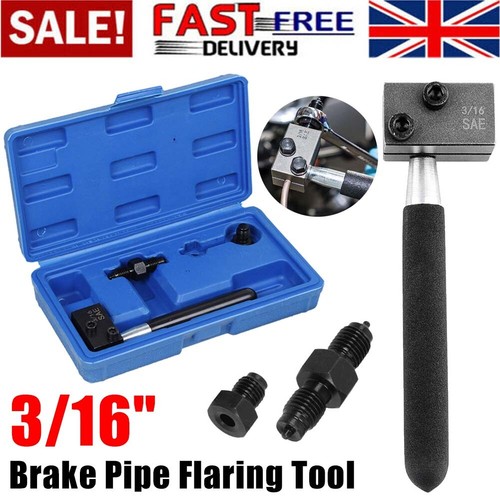 Professional Brake Pipe Flaring Tool 3/16" SAE Hand Held On Car Double ...