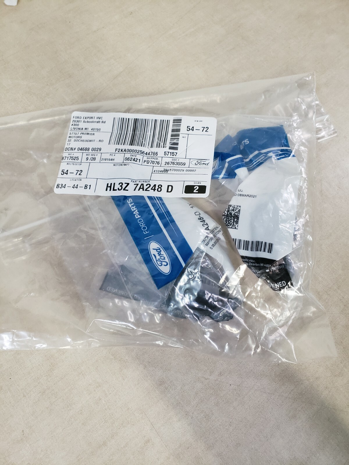 Lot of 2 Genuine Ford Seal HL3Z-7A248-D | eBay