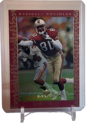 Jerry Rice 1999 Upper Deck MVP Strictly Business 49ers Football Card # ...