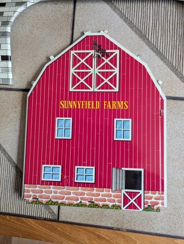 Vintage 1950 Tin Litho Sunnyfield Farms Playset Ohio Art Animals ...