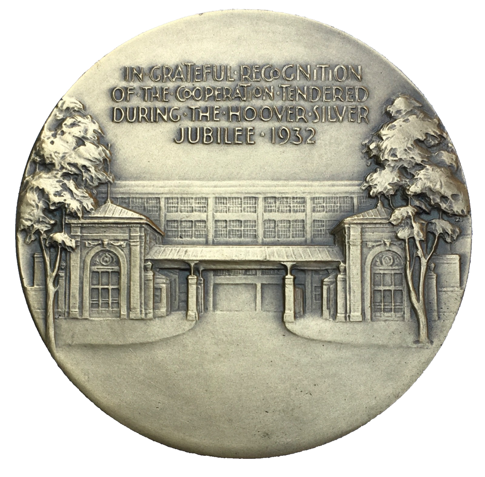 The Hoover Company Silver Jubilee Medal | eBay