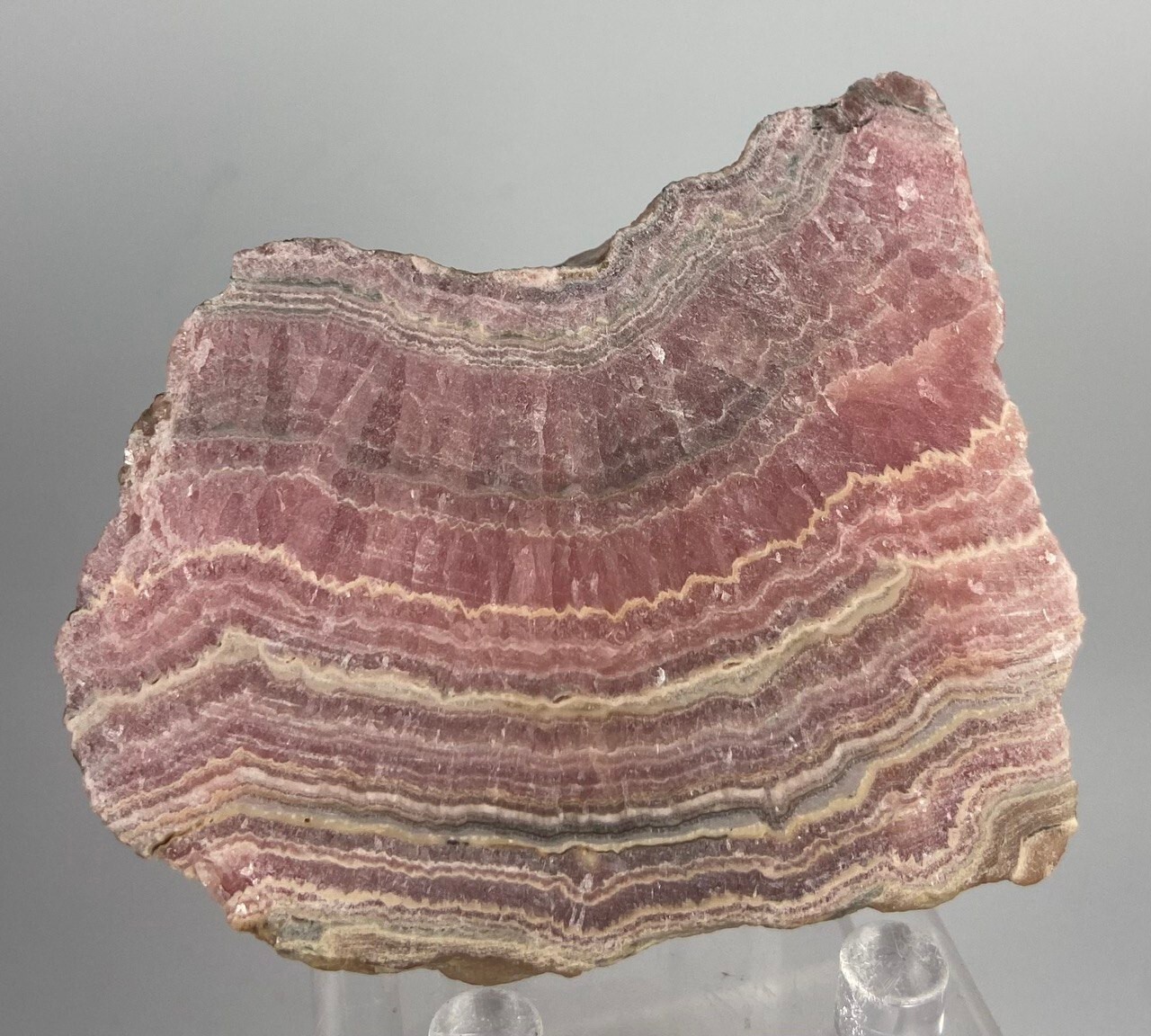 VERY NICE BANDED RHODOCHROSITE: CAPILLITAS DISTRICT, ARGENTINA- CLASSIC ...