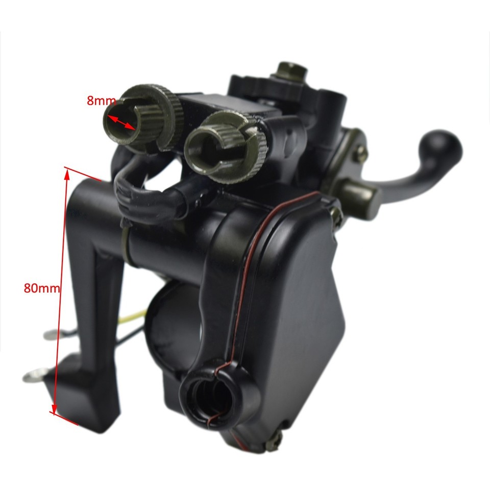 Right Hand Throttle Brake Lever For 50cc 90 110 125cc Chinese Quad ATV ...