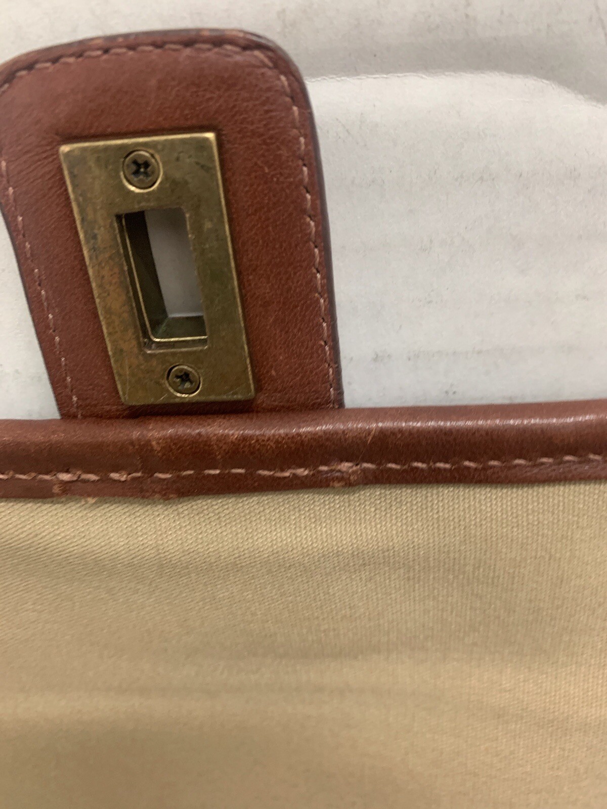 Vintage Hartmann Leather Messenger Bag Briefcase Suit… - Gem