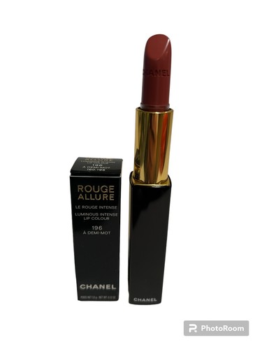 Chanel Rouge Allure Luminous Intense Lip Color 196 A Demi-Mot 0.12oz ...