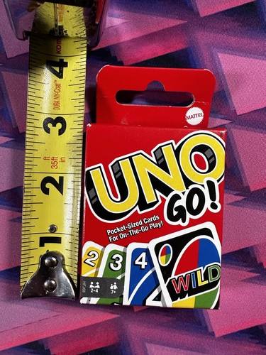 UNO Go Mini Card Game! Mini Travel Version. Pocket Sized. By Mattel ...