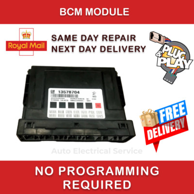 VAUXHALL INSIGNIA BODY CONTROL MODULE BCM 13578704, cloning service ...