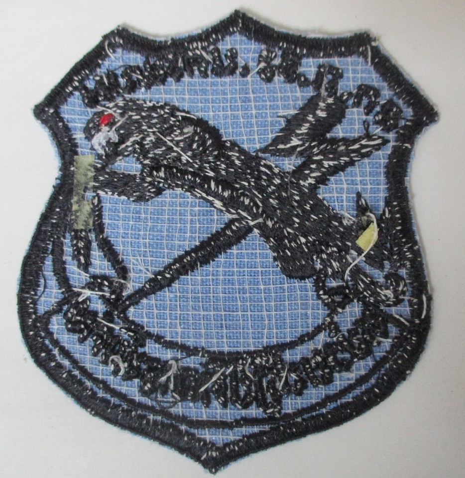 THAI LEOPARD PATCH INSIGNIA on BLUE Original Vintage Made in THAILAND ...