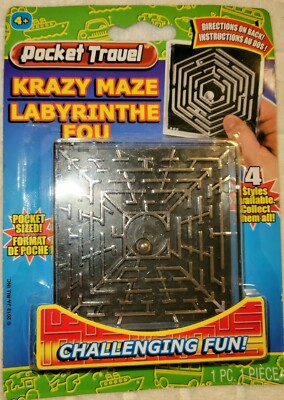 Pocket Travel Krazy Maze Labyrinthefou Game | eBay