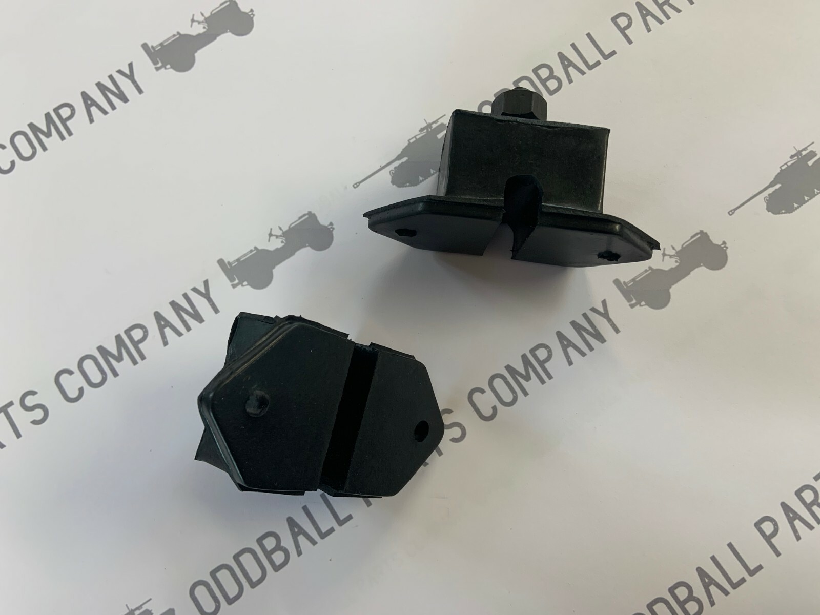 WILLYS JEEP MB FORD JEEP GPW G503 WW2 PAIR OF ENGINE MOUNTS FRONT ...