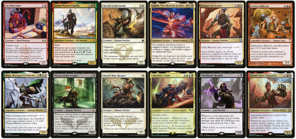 Najeela, Blade Blossom WARRIORS FIVE-COLOR Magic MTG Custom Commander ...