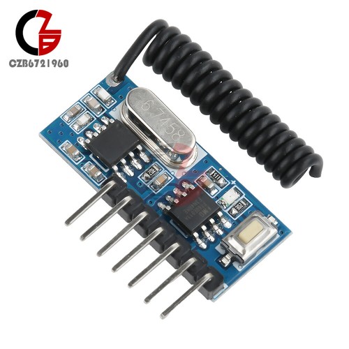 433Mhz Wireless 4 Channel RF Receiver EV1527 Learning Code Decoder Module US | eBay