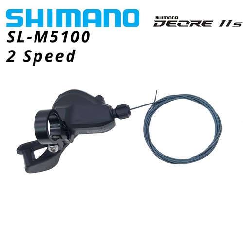 SHIMANO DEORE SL-M5100 2 Speed Left Shifter Rapidfire Plus Mono MTB ...