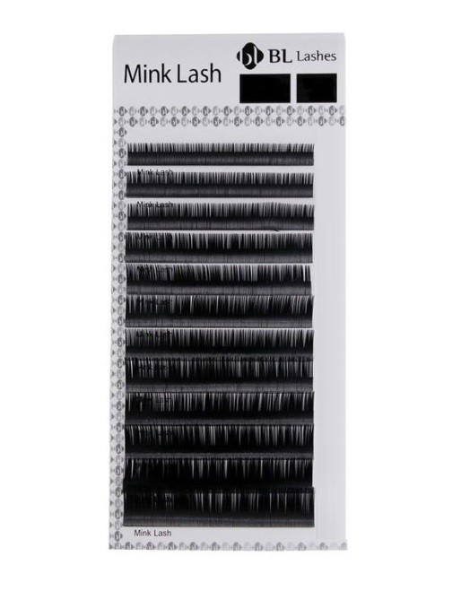 Eyelash Extension MINK Lash 8Size per tray C Curl Blink BL Lashes | eBay