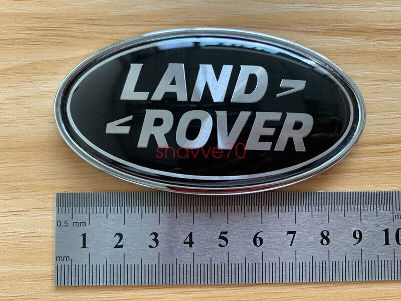 RANGE ROVER EMBLEM REAR LIFTGATE BLACK/CHROME BADGE Back Sign Symbol ...
