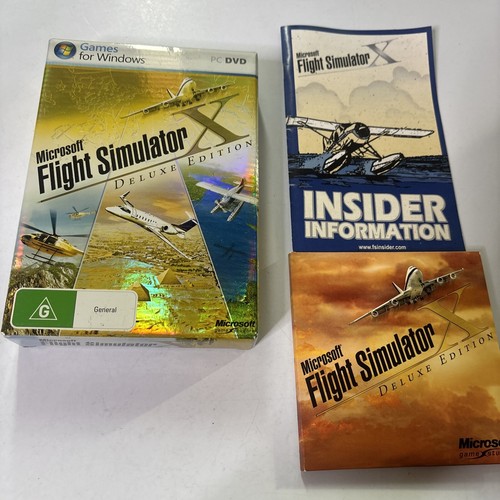 Microsoft Flight Simulator X Deluxe Edition PC DVD-ROM | eBay Australia