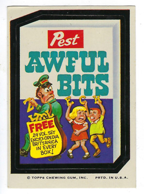 1973 Topps Wacky Packages 1st Wonder Bread Series 1 AWFUL BITS ex+ | eBay