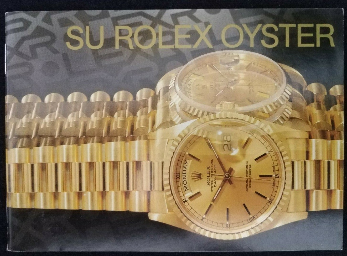 ROLEX Su Rolex Oyster SPANISH Booklet Libretto VINTAGE 579.54 Sp 20 1. ...