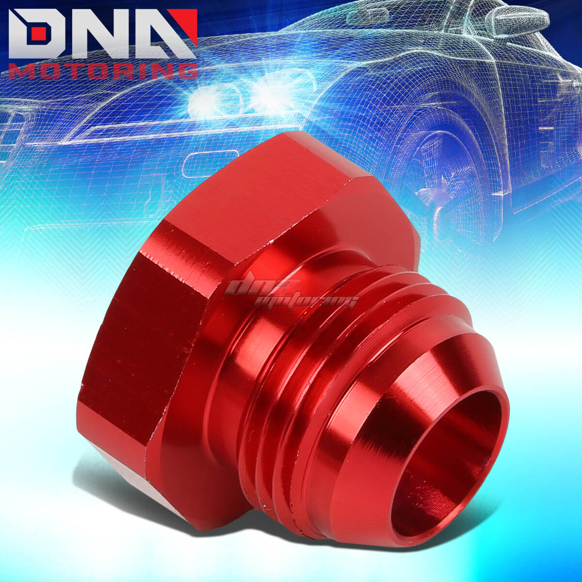 AN12 AN-12 FLARE BOLT RED ALUMINUM ANODIZED NUT PLUG CAP LOCK FITTING ...