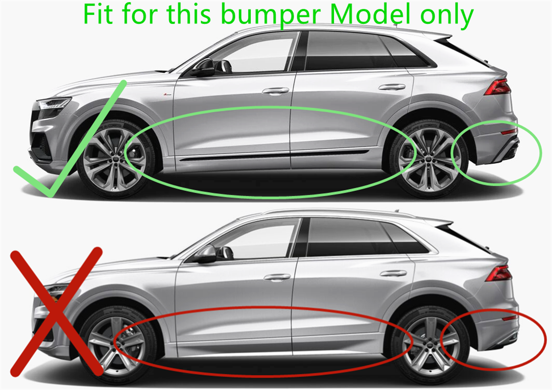 Genuine Full Set Splash Guards Mud Flaps Fender For 2018-2025 Audi Q8 ...