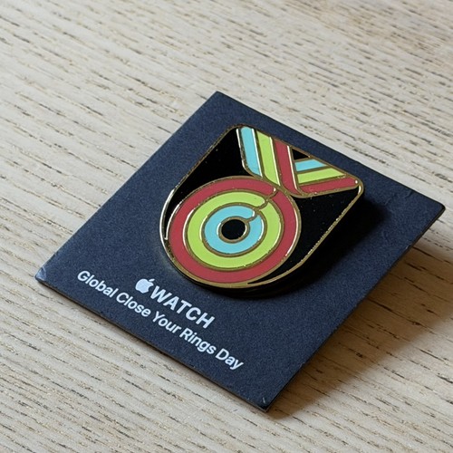 Official Apple Watch Global Close Your Rings Day 2025 Pin Badge ...