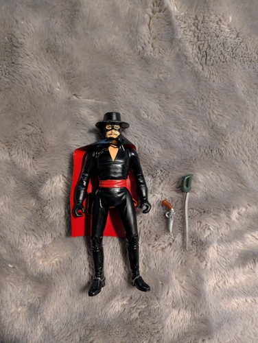 1981 ZORRO GABRIEL ACTION FIGURE COMPLETE W/ ORIGINAL GUN, CAPE AND ...