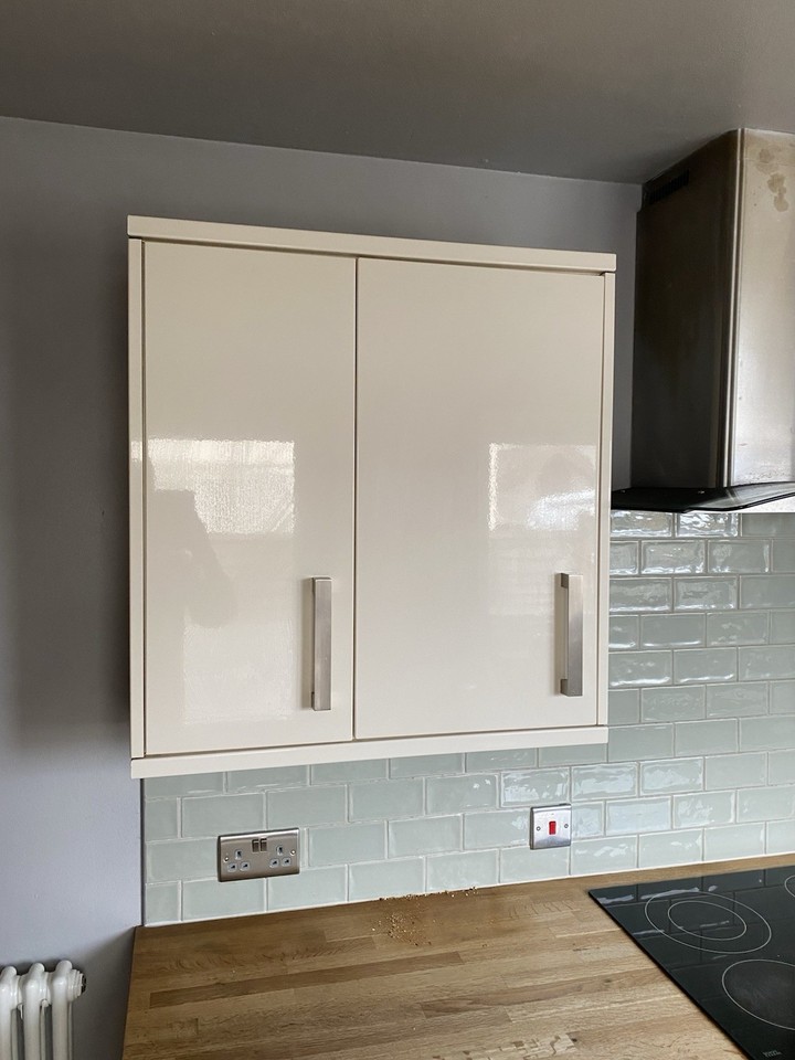 Howdens Gloss Kitchen Wall Units Cupboards Cabinets | eBay UK