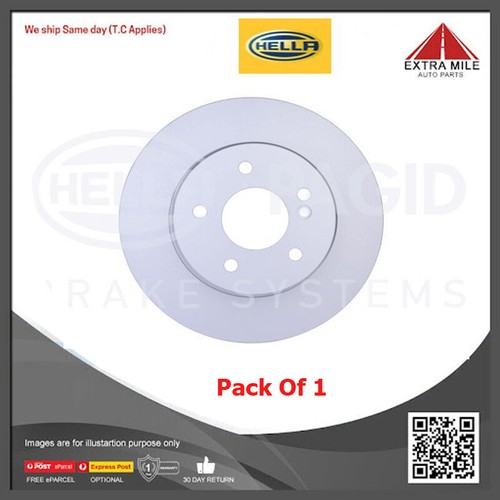Hella Disc Brake Rotor 290mm Rear For Mercedes-Benz SLK R171 1.8L/3.0L ...