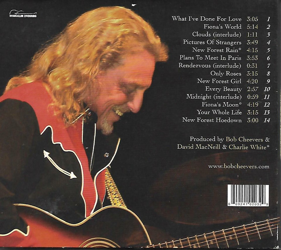 BOB CHEEVERS world NEIL YOUNG STEVE EARLE WILLIE NELSON PAT GREEN ...