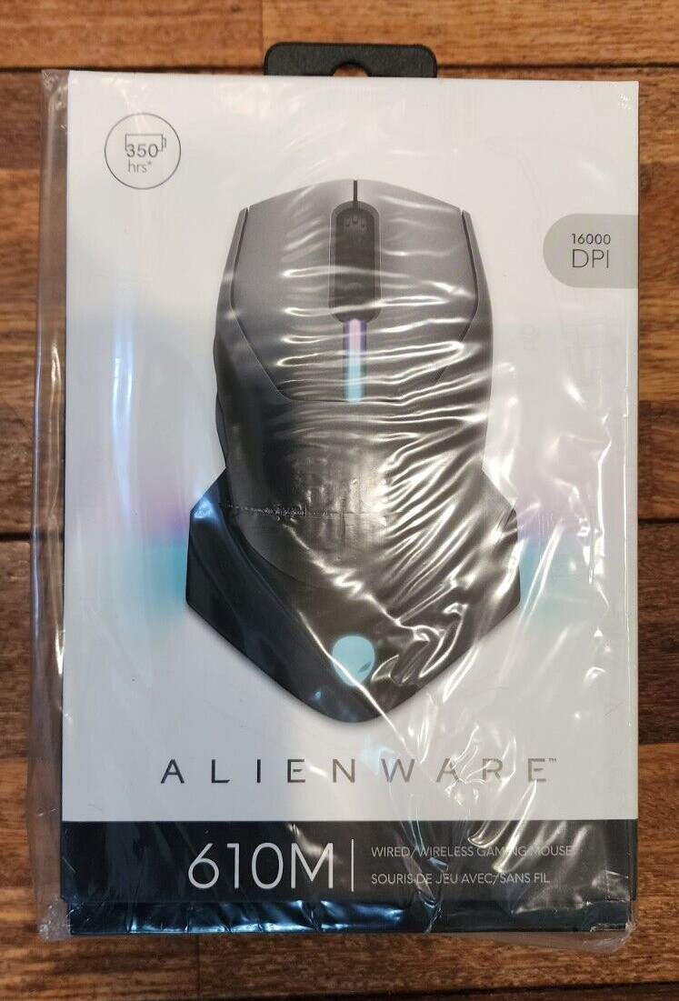 Alienware Wired/Wireless Gaming Mouse - AW610M - Dark Side Of The Moon ...