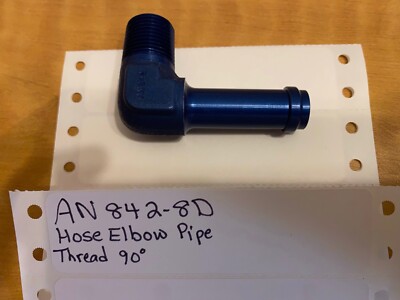 AN 842-8D Hose Elbow, Pipe Thread 90 degrees | eBay