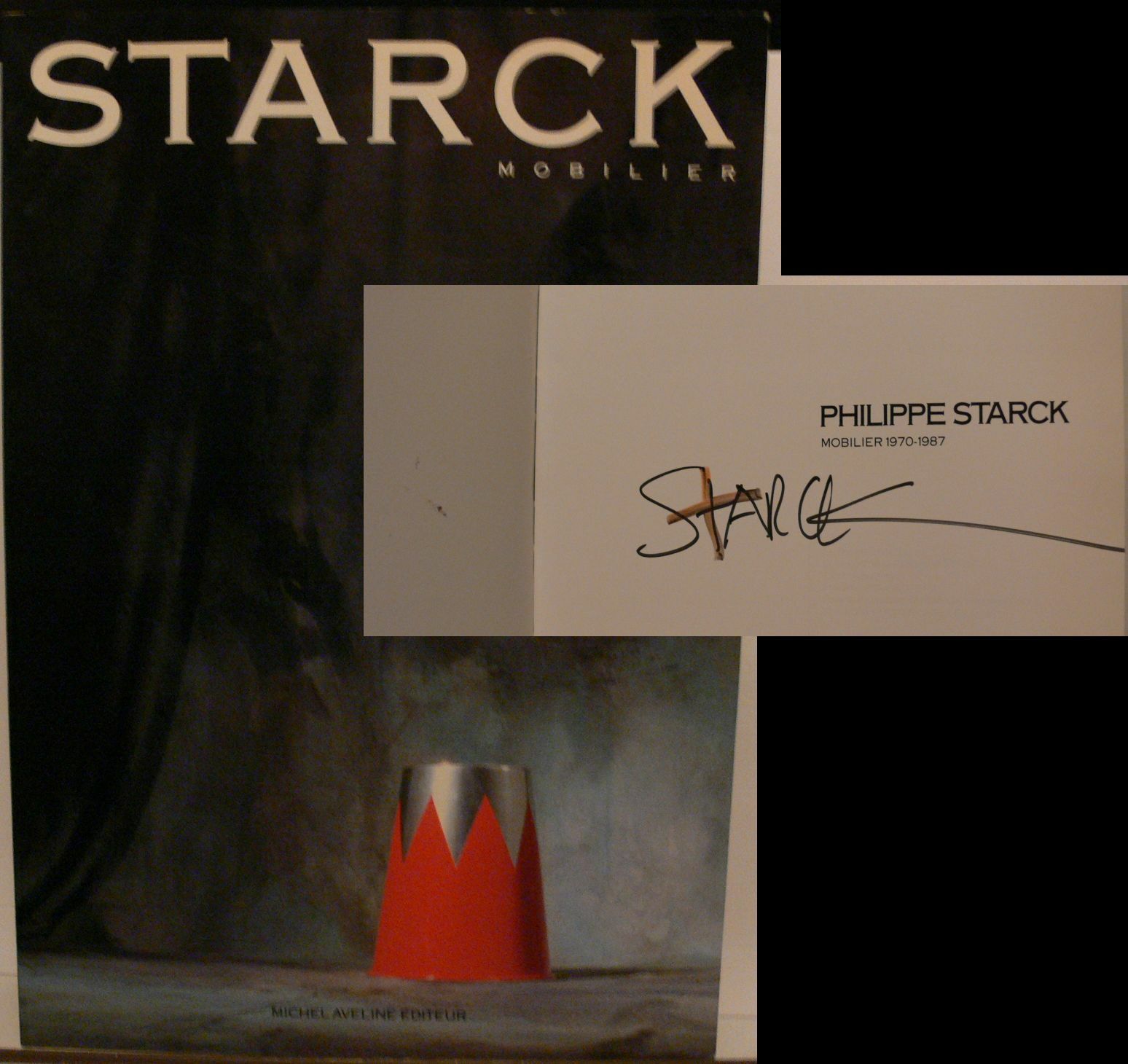 Philippe Starck signiert Design Buch Original Unterschrift Signatur ...