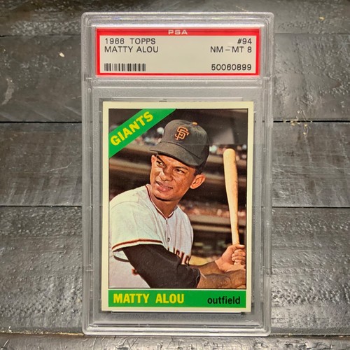 1966 Topps Matty Alou #94 *Giants* PSA 8 NM-MT | eBay