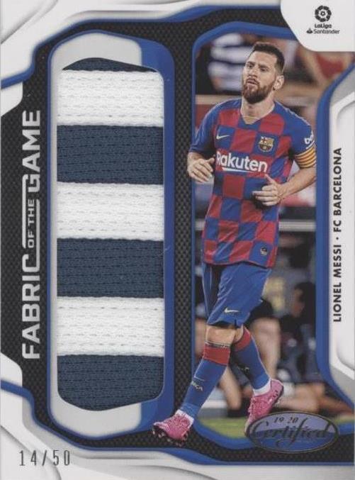 2019-20 Panini Chronicles - Fabric of the Game Lionel Messi #FG-LM ...