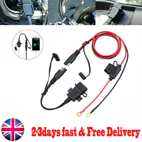 Waterproof Motorcycle 12v USB Power Socket Adapter Charger Outlet ...