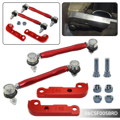 Tuning Drift turn angles 25%-30% + Sway Bar Drop Links Kit For BMW E46 ...