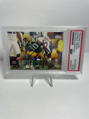 PSA AUTHENTIC AUTOGRAPHED Donald Driver Packers Upper Deck Rare Auto ...