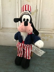 Disney Store Uncle Sam Goofy Bean Bag USA Goofy | eBay