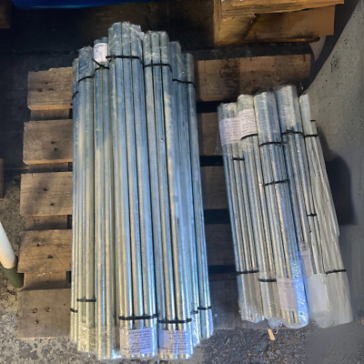 16mm x 600mm DOWEL BARS GALVANISED - 10Pc Mild Steel Round Bars, Iron ...