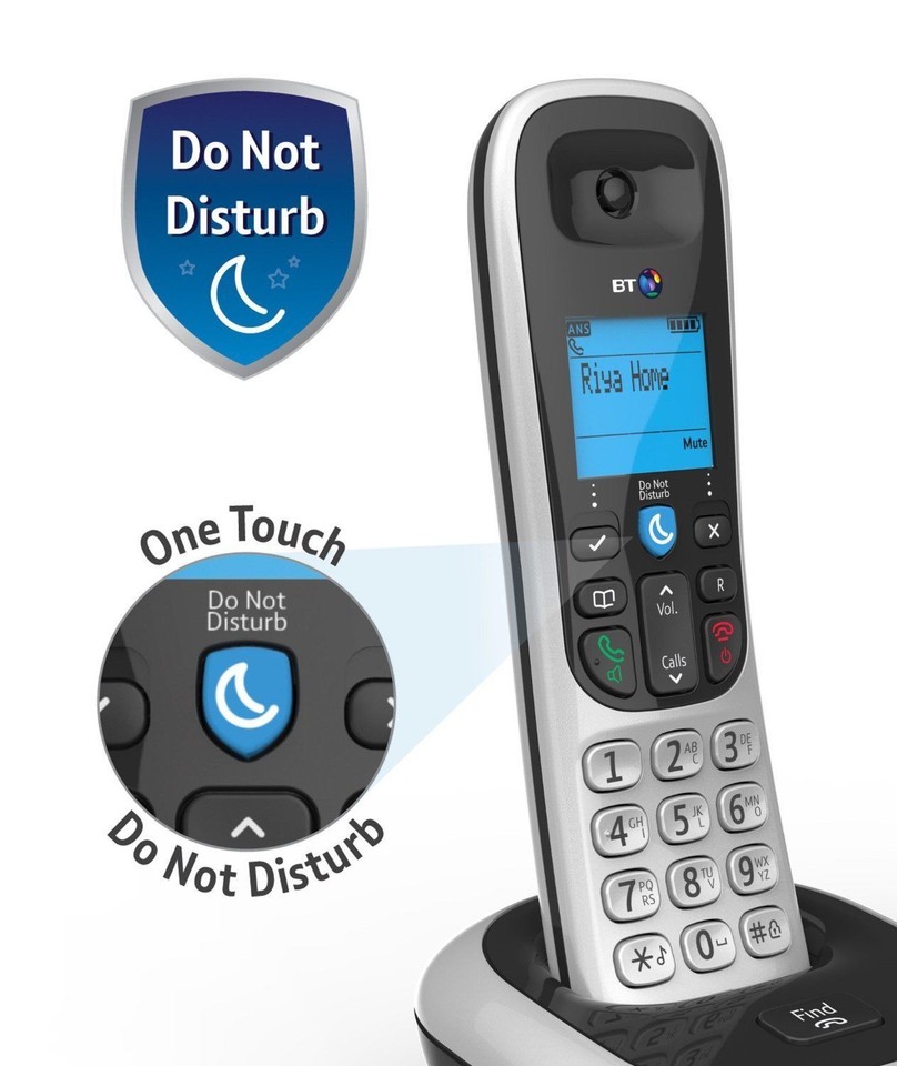 BT 2200 Single Digital Cordless Handset Phone Home Office House ...