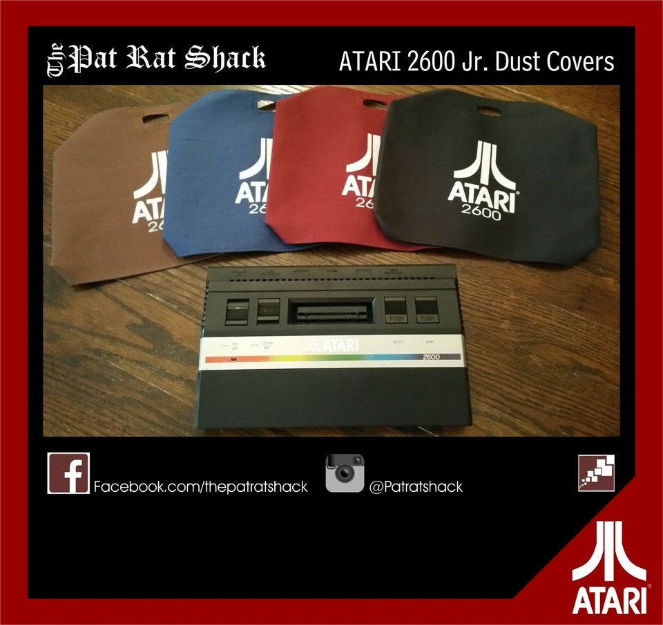 Atari 2600 Jr. system canvas dust covers | eBay