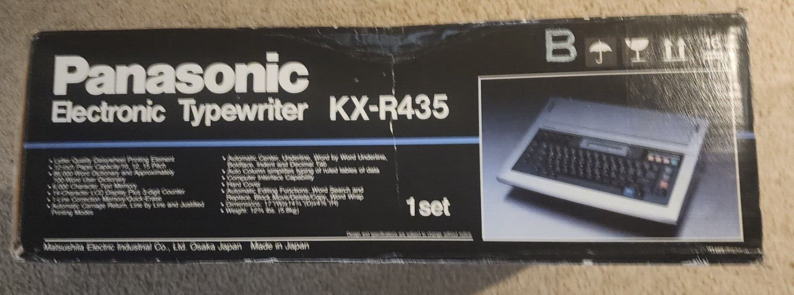 Panasonic Electronic Typewriter KX-R435 With Box | eBay