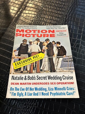 OCTOBER 1972 MOTION PICTURE movie magazine - NATALIE WOOD WEDDING | eBay