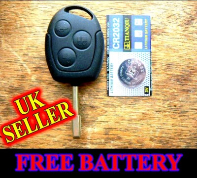 for FORD Mondeo Fiesta Puma Focus REMOTE FOB KEY CASE WITH FREE BATTERY ...