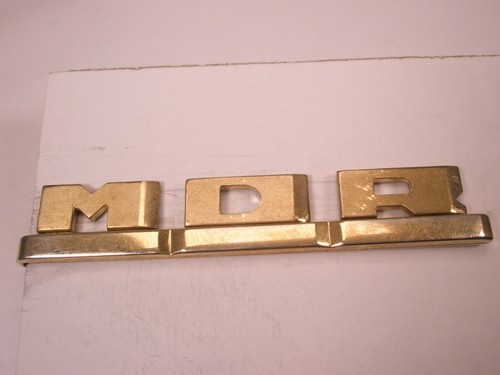 MDR Monogram Initial Letter Name Font Vintage SWANK Tie Bar Clip | eBay