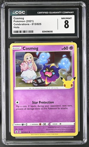 Cosmog 013/025 Celebrations Holo CGC 8 | eBay