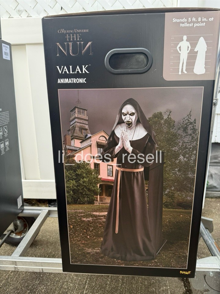 *NEW* Spirit Halloween 5 Ft 8 In Valak The Nun Animatronic - 01776533 ...