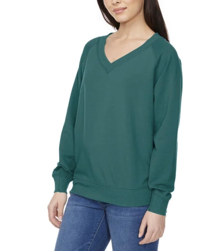Buffalo David Bitton Women's Fleece V-Neck Pullover Medium ...