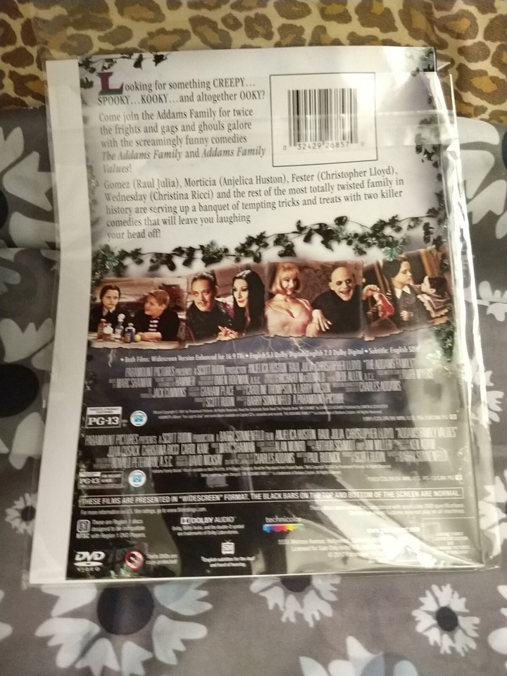 The Addams Family / Addams Family Values (DVD) 32429268570| eBay